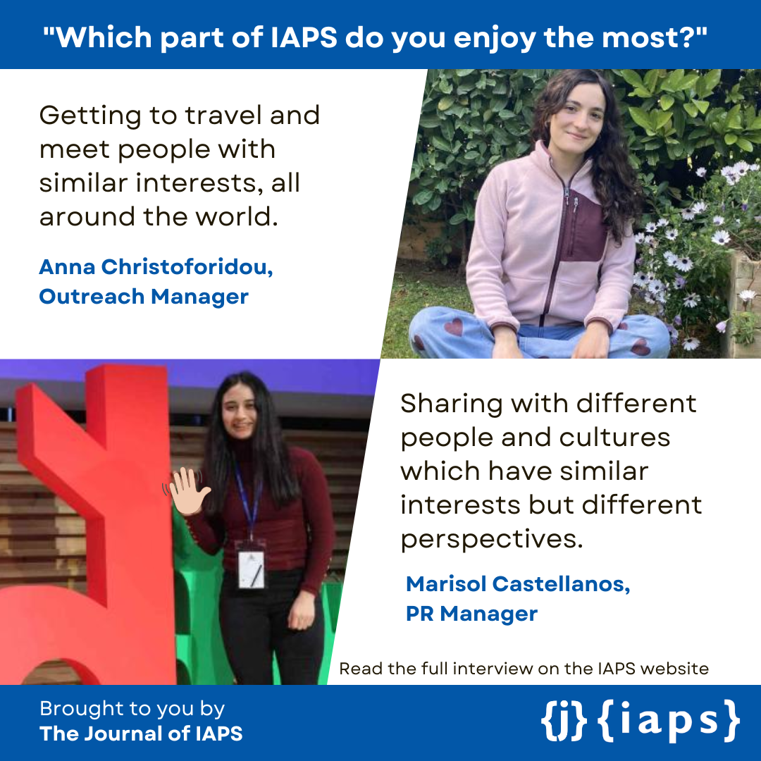 Interview with Marisol Castellanos and Anna Christoforidou – IAPS