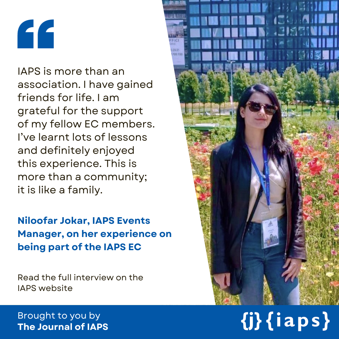 An Interview with Niloofar Jokar (IAPS Events Manager) – IAPS